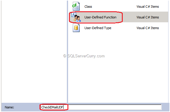 SQL Server CLR User Defined Function using Visual Studio 2010 SQL Server CLR User Defined Function using Visual Studio 2010
